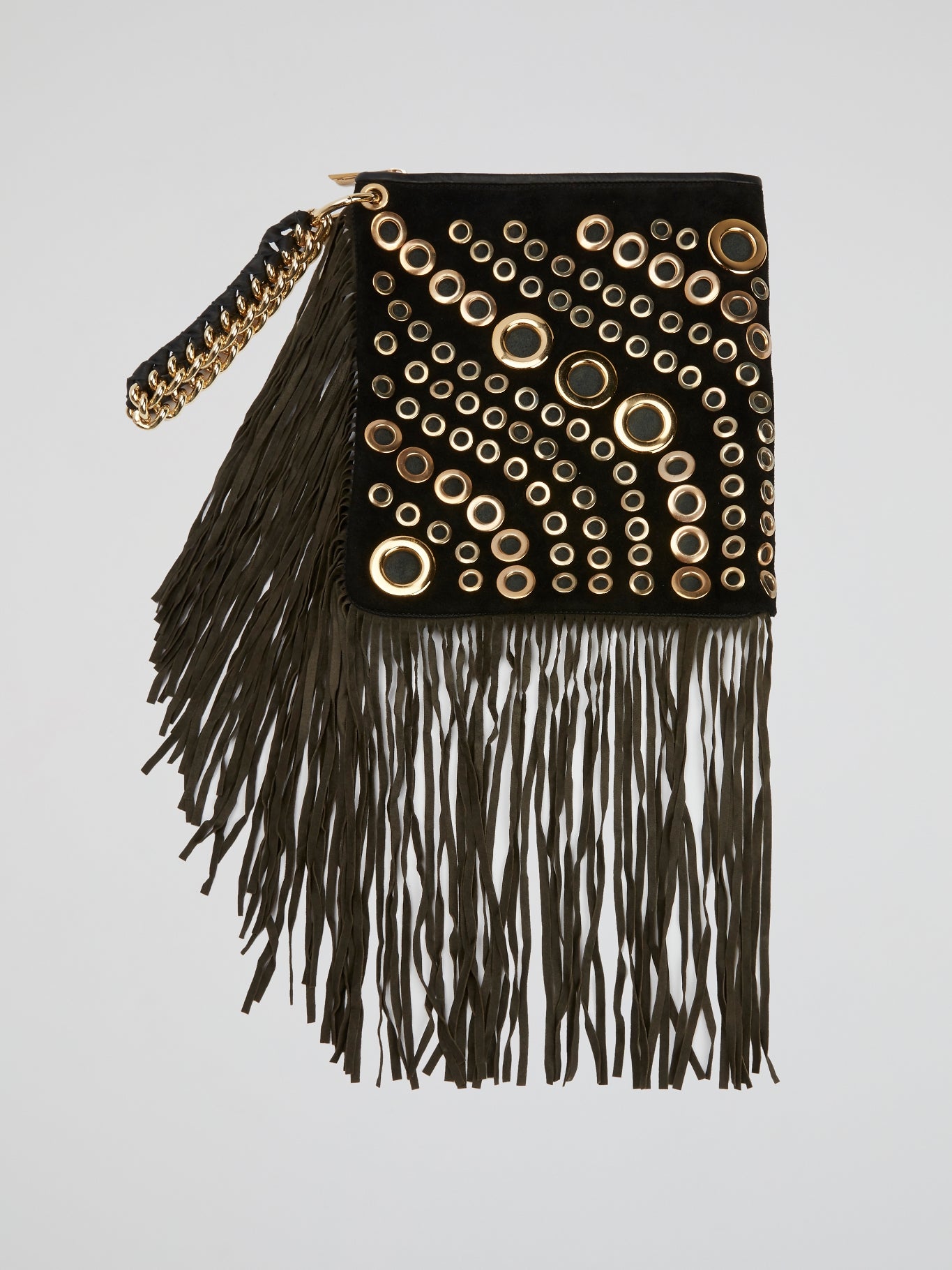 Black Eyelet Tassel Pouch – Maison-B-More Global Store