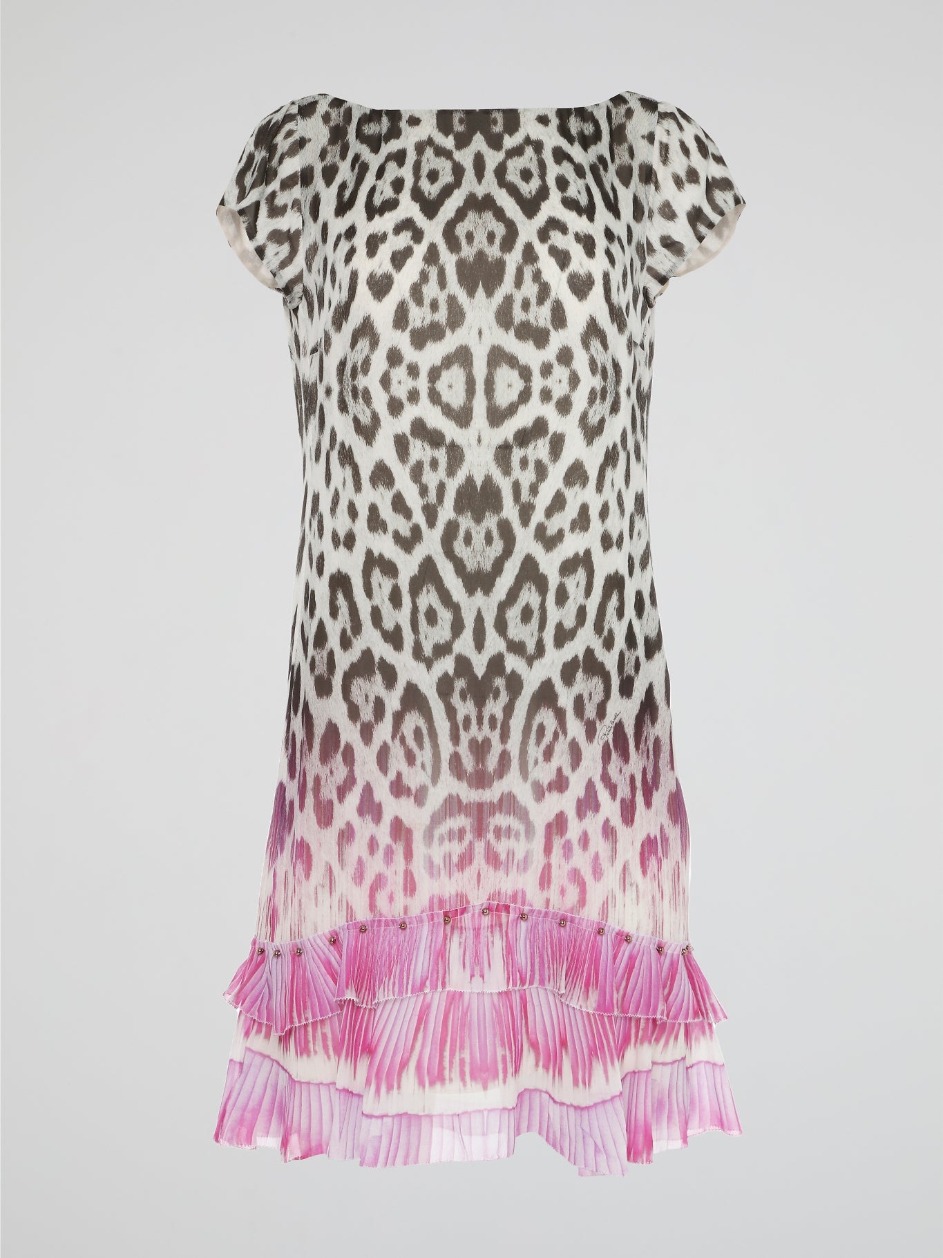 Animal Print Frill Hem Dress – Maison-B-More Global Store