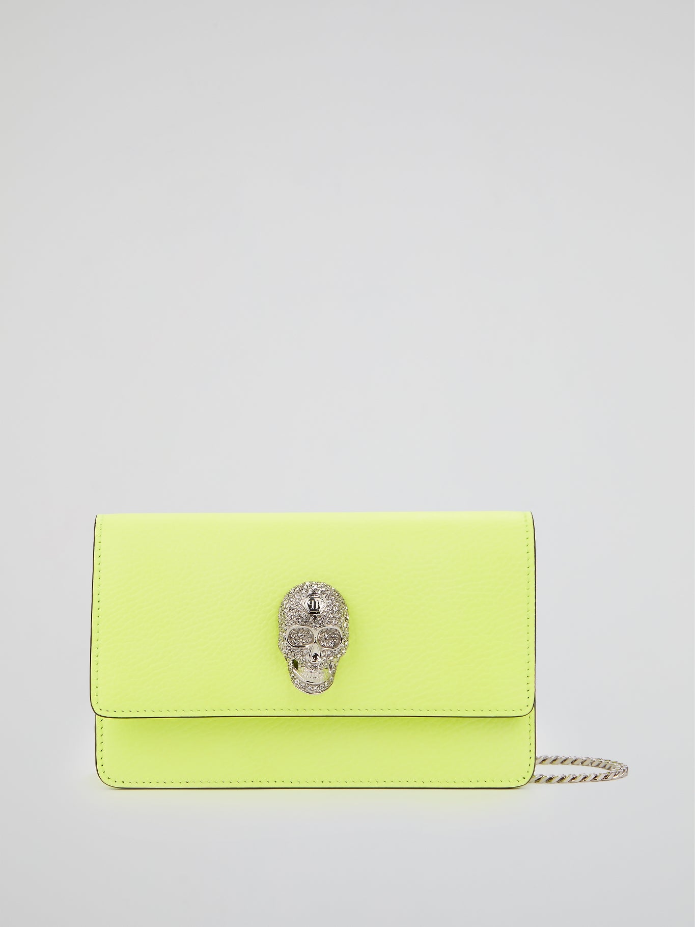 Neon Yellow Skull Crystal Shoulder Bag – Maison-B-More Global Store